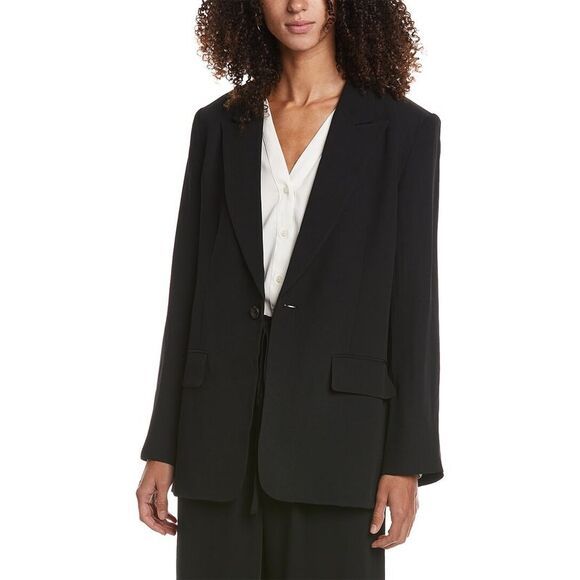 A.L.C. | Jackets & Coats | Alc Womens Satin Back Crepe Bishop Ii Jacket ...
